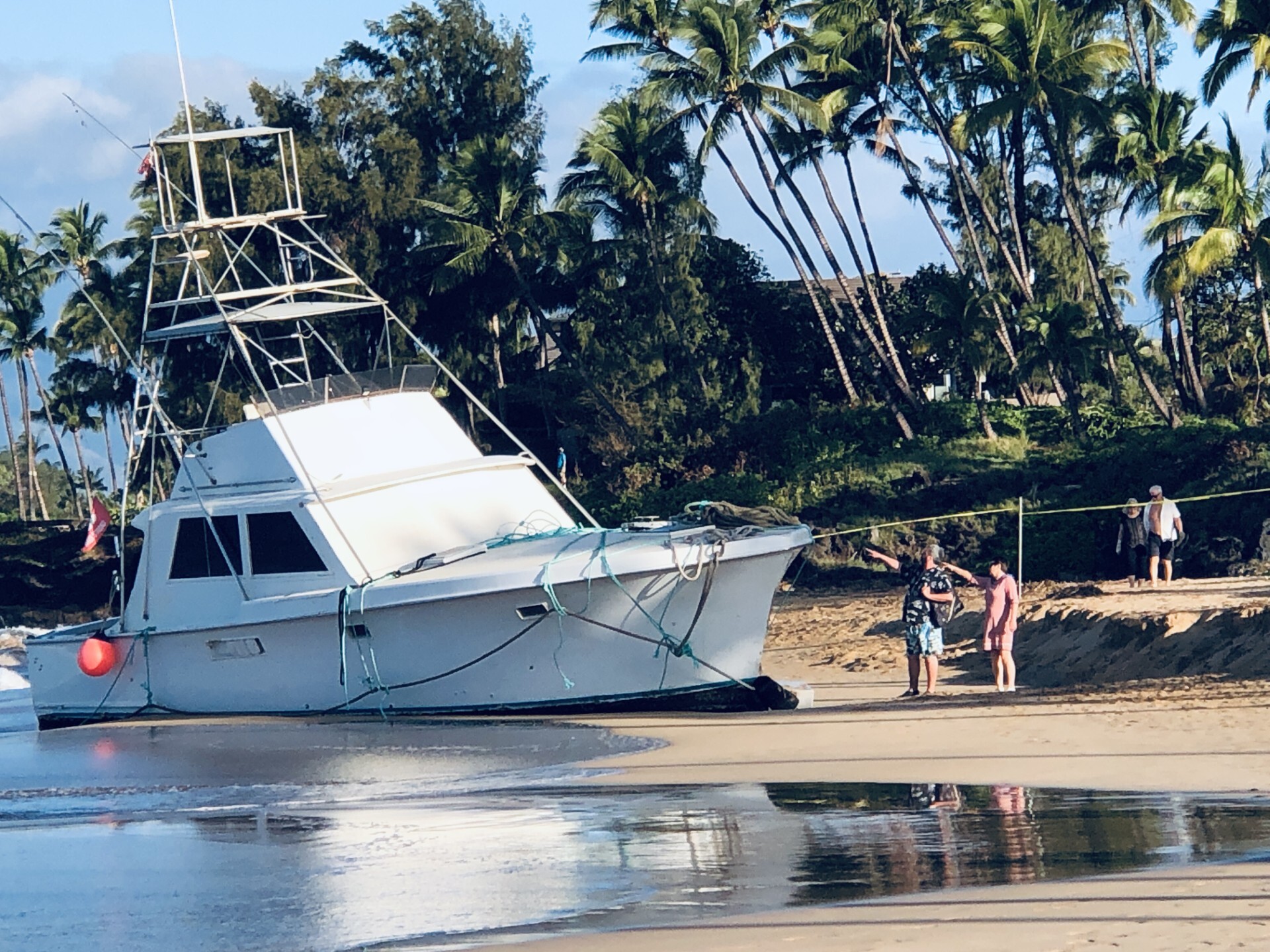 Salvage plans in progress for two boats grounded during storm | News ...